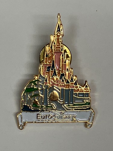 vintage Walt Disney Productions Disneyland Castle Euro Disney Pin | eBay