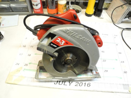 Circular Saw, Corded Electric Working, Skilsaw Model 5400 12 Amp 7 1/4 ...