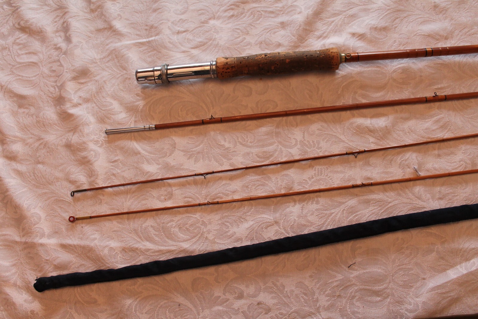 Lot Bamboo Fly Rods PARTS & REPAIR CRISLOID OR BAKELITE HANDLE (?) | eBay