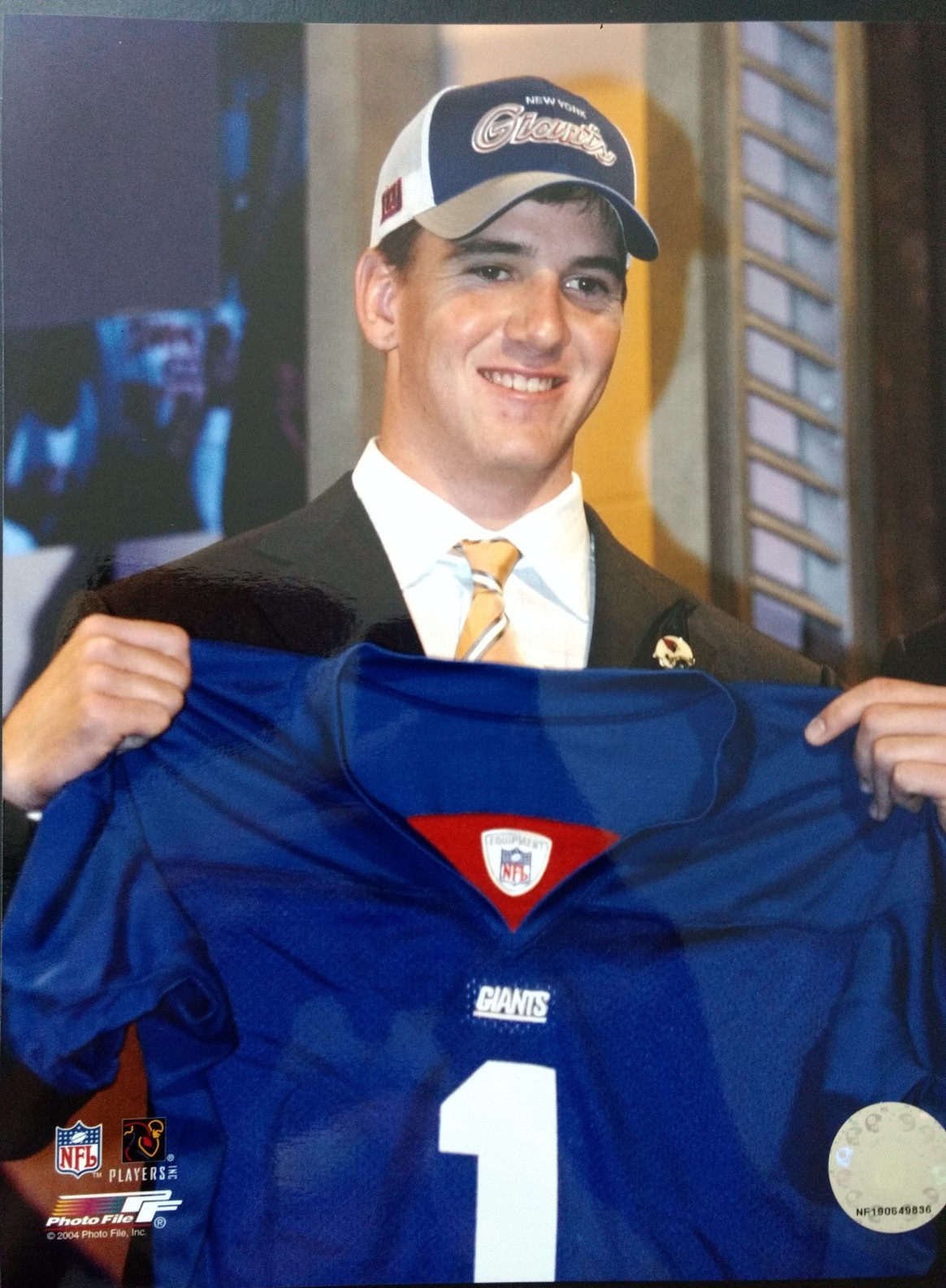 ELI MANNING Draft Day 2004 8X10 PHOTO New York Giants | eBay