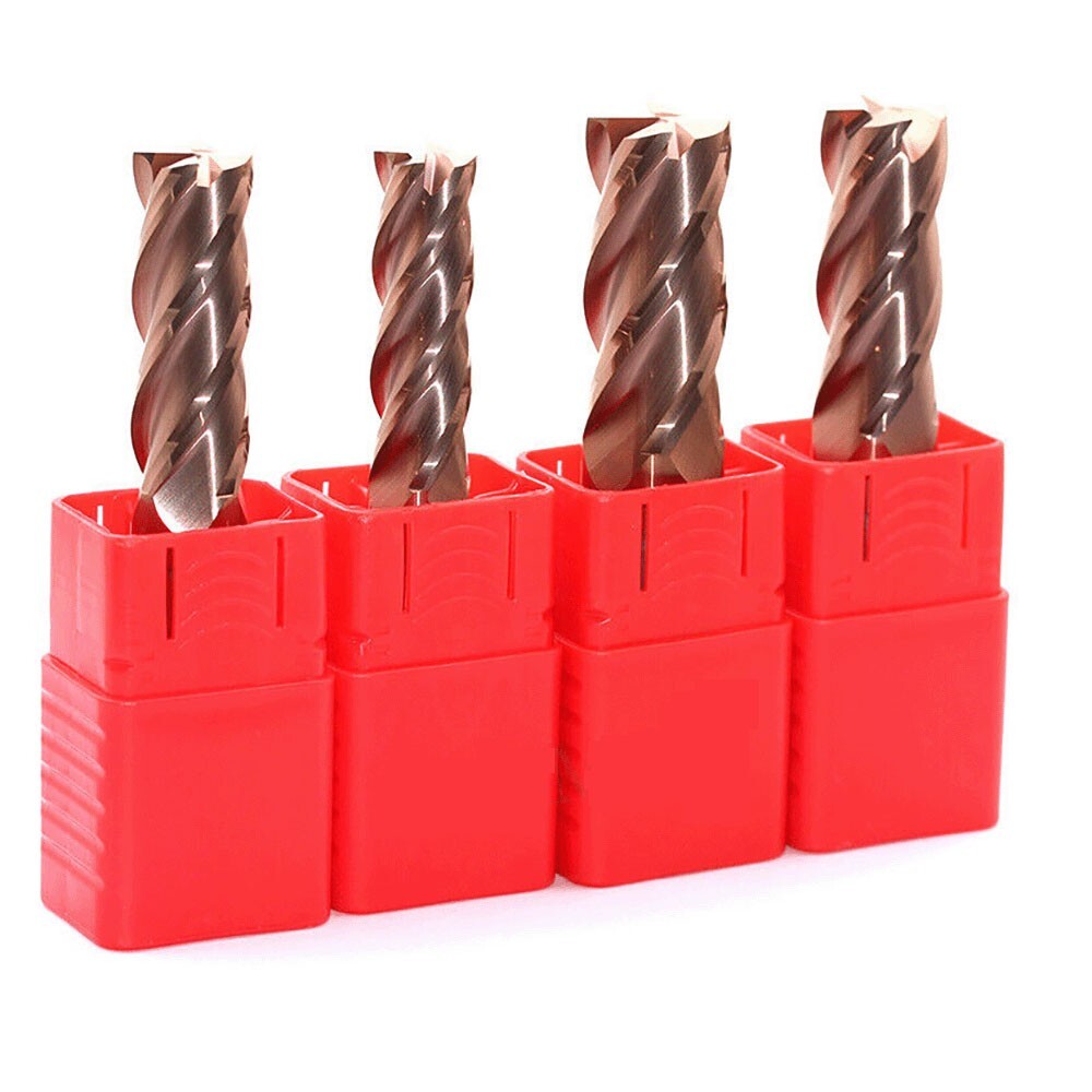 HRC55° φ8×60-4F 4Flute 8mm Carbide End Mill Bits Milling Cutter 60mm ...