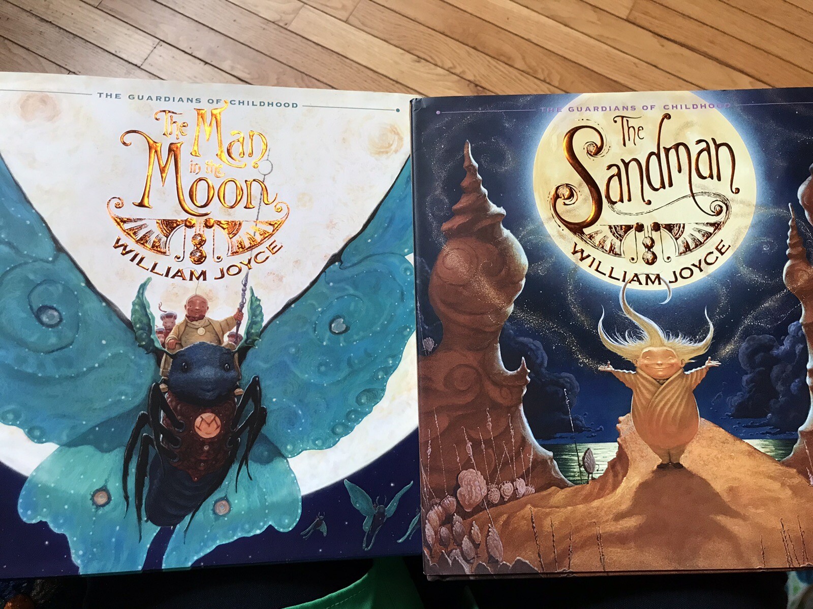 2 Books ,The Man in the Moon by William Joyce And The Sandman By ...