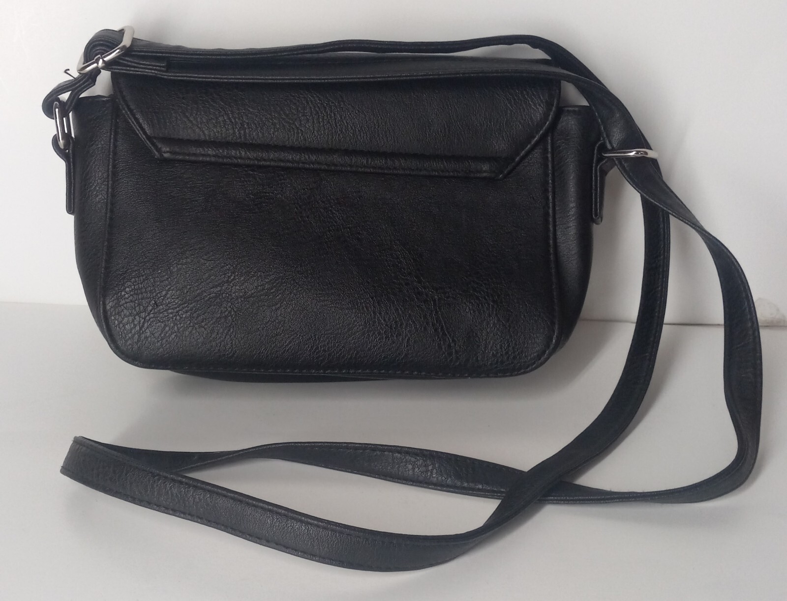 Unbranded Crossbody Handbag SM Black Organizer Shoulder Bag Purse | eBay