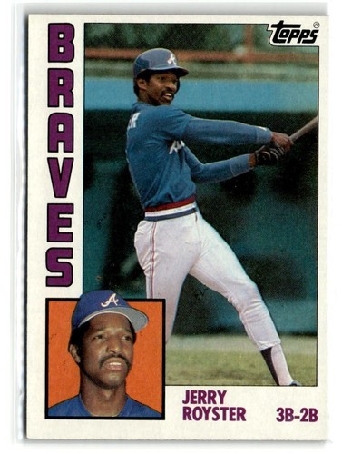 1984 Topps BASEBALL #572 Jerry Royster Atlanta Braves | eBay