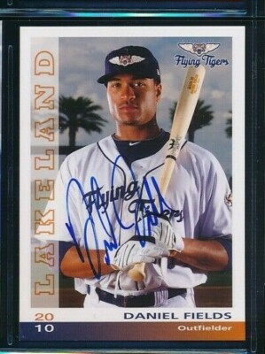 2010 Grandstand Daniel Fields Flying Tigers Signed Autograph (OO31 ...
