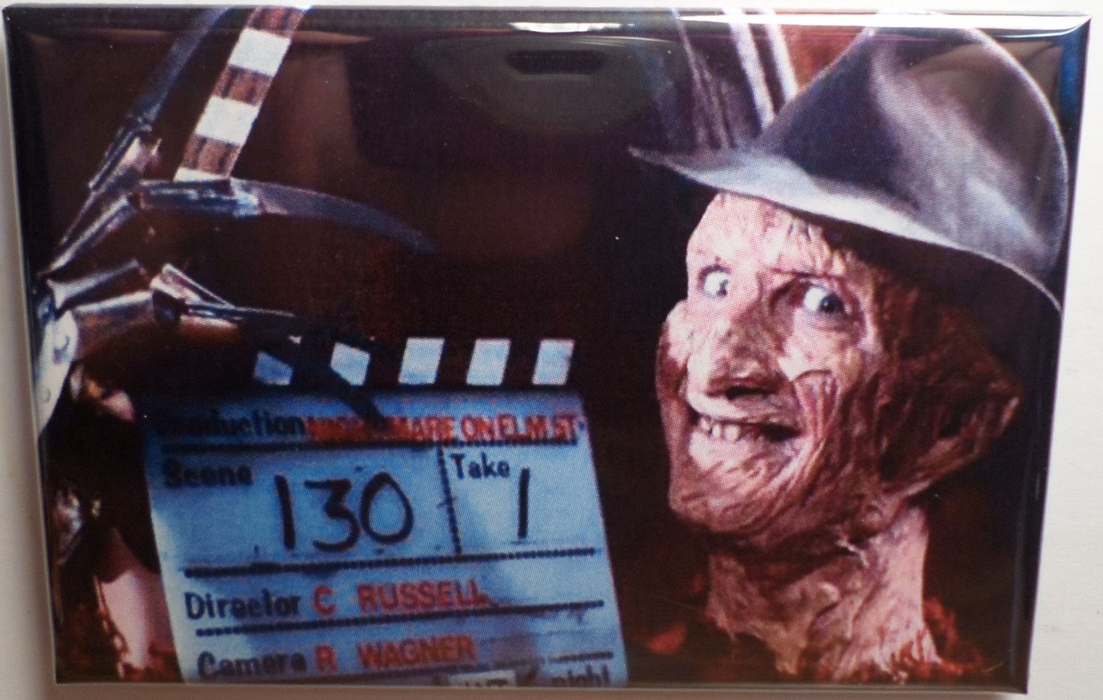 Freddy Krueger Nightmare Elm Street 2" x 3" Refrigerator Locker MAGNET ...