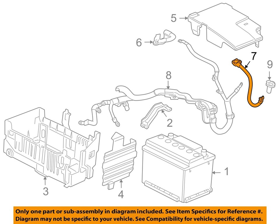 2011-2016 CRUZE NEGATIVE BATTERY CABLE NEW OEM 22754271 | eBay