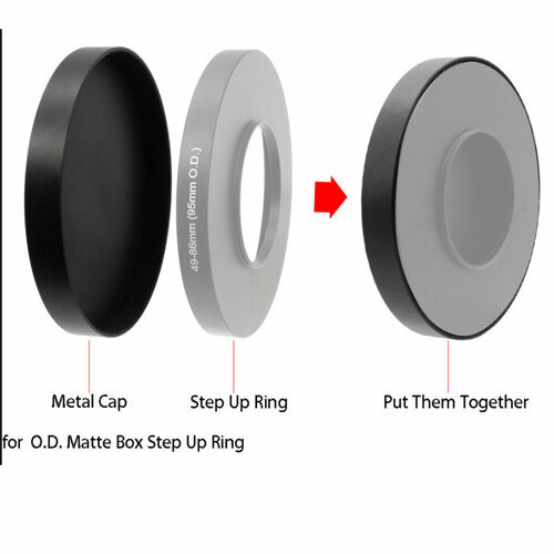 Metal Cap Cover for 95mm O.D. Matte Box Step Up Ring 95 OD | eBay