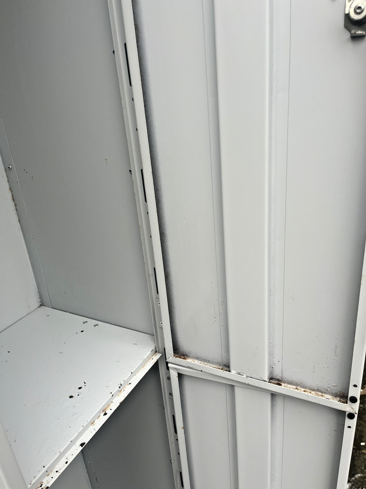 BIOCOTE Metal Storage Locker 1800h x300w x300d mm 2 Door, Padlock (12 ...