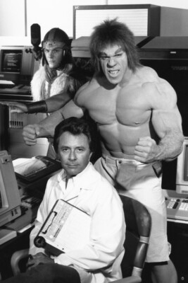 The Incredible Hulk Bill Bixby Lou Ferrigno Eric Allan Kramer As Thor ...