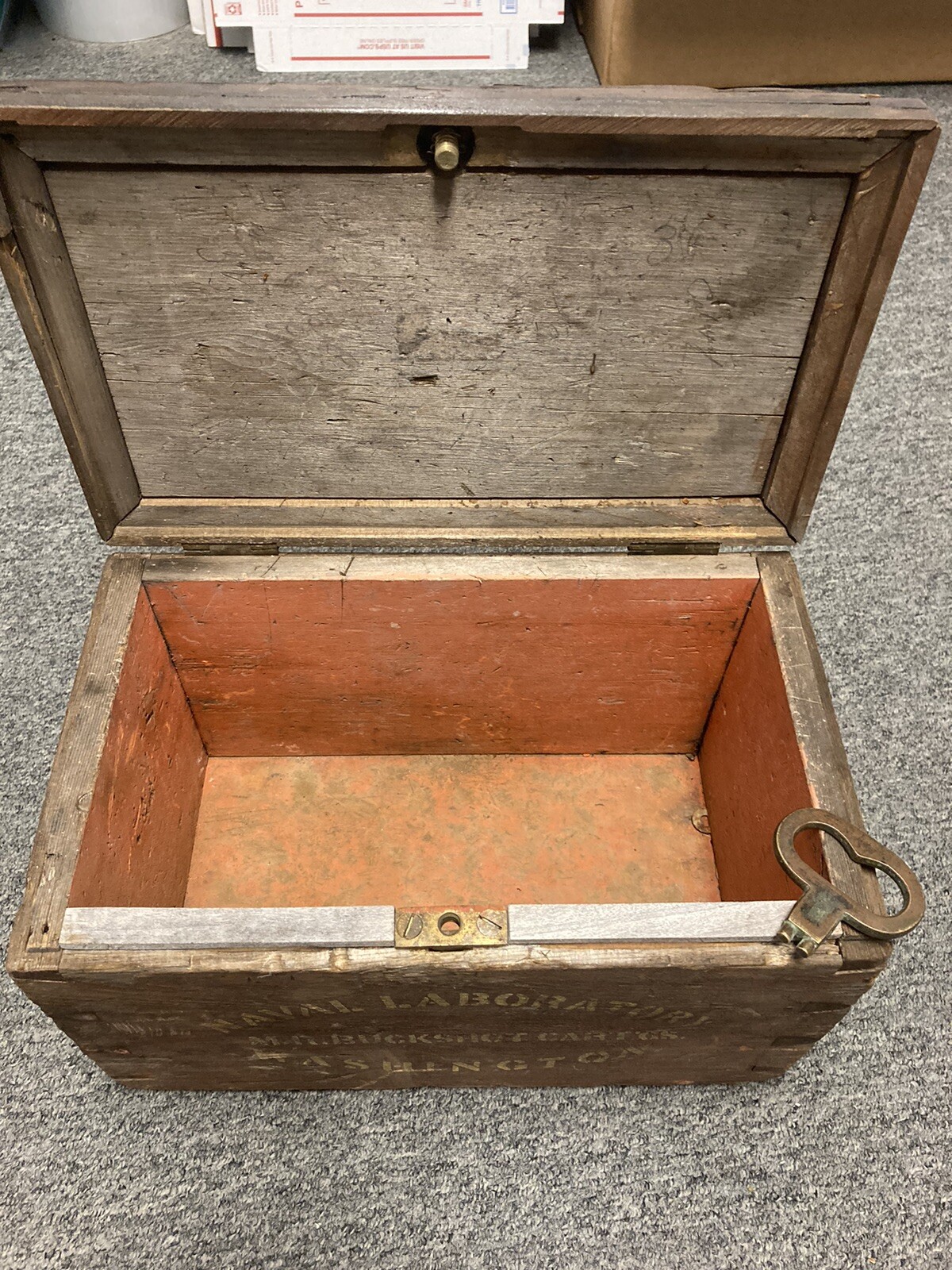Rare Original Civil War Era Confederate Ammo Crate 69 Cal. BuckShot ...