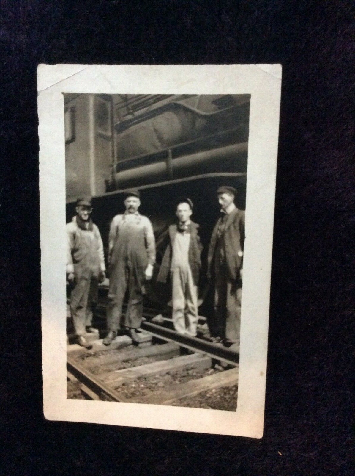 Lot of 4 1920s Photo Train Fireman Engineer & 1927 Virginian Railway ...