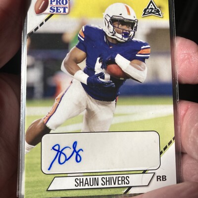 2021 Pro Set Football Shaun Shivers #PS-SS1 RC Autograph Auto | eBay