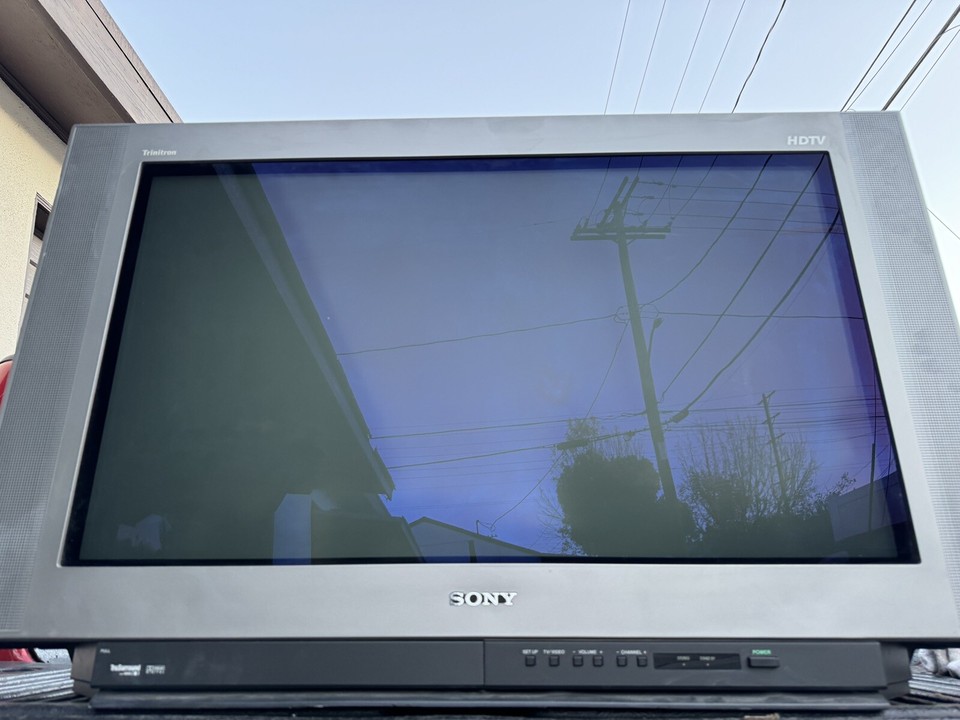 Sony KW-34HD1 Vintage Sony TV CRT Television Vintage TV | eBay