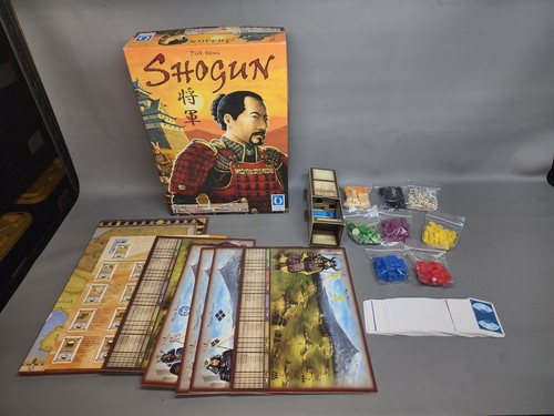 Shogun Board Game Queen Games - Excellent Condition 100% Complete Dirk ...