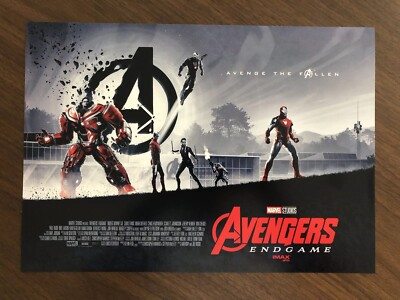 AVENGERS ENDGAME AMC IMAX EXCLUSIVE POSTER 11" x 15.5” Week 1 Of 2 | eBay