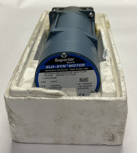 SUPERIOR ELECTRIC,SS451CTG4,SYNCHRONOUS MOTOR 120V .8A NEW | eBay