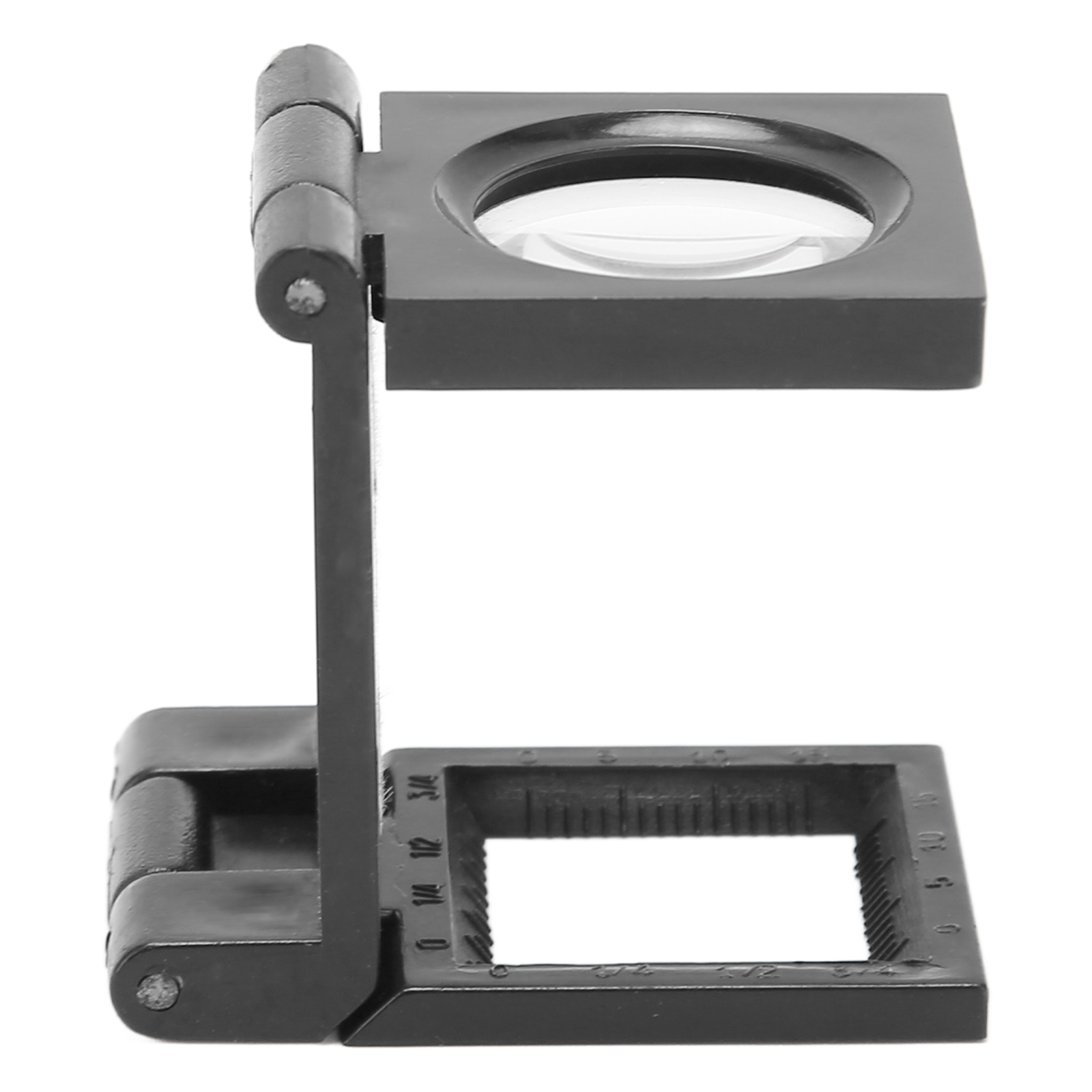 Folding Magnifying Glass 3 Folds 10X Optical Glass Lens Small Pocket ...