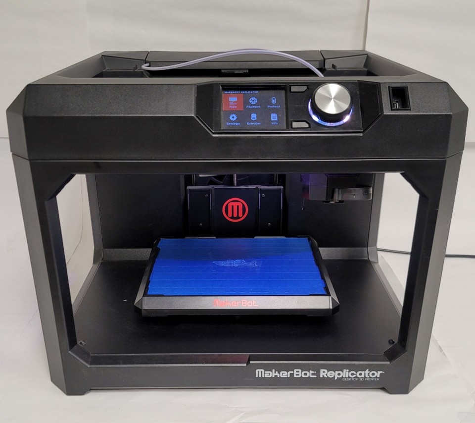 MakerBot Replicator Desktop 3D Printer 100µm Res, 9.9"W x 7.8"D x 5.9"H ...