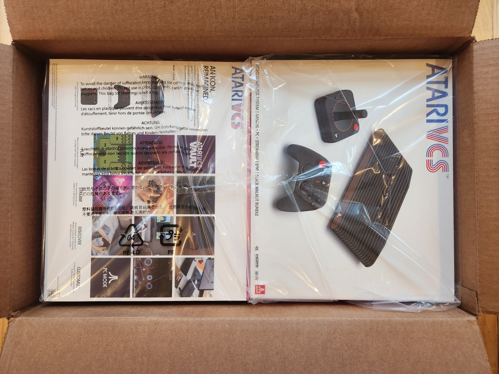 TWO Atari VCS 800’s 32GB Console All-In Bundles - Black Walnut - Both ...