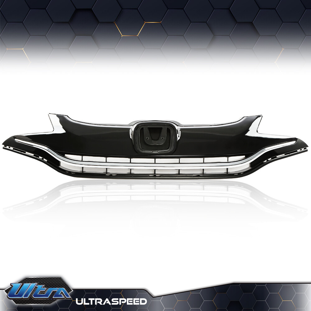 Honda Grill Upper Bumper Grille Chrome & Gloss Black New Fit For 2015 ...