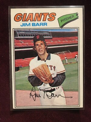 1977 Topps #609 Giants Jim Barr Baseball Card | eBay