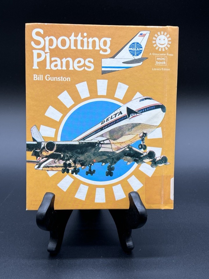 Spotting Planes Bill Gunston Vintage Aviation Pan Am Delta Airline Book ...