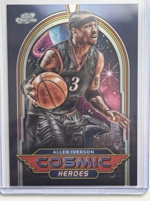 2023-24 Topps Cosmic Chrome Allen Iverson Cosmic Heroes Case Hit SSP | eBay