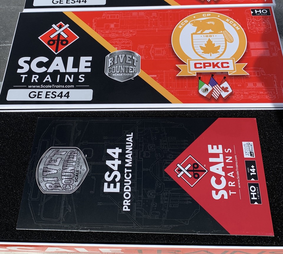 CPKC ES44AC DCC/SND READY SCALE TRAINS RIVET COUNTER NEW MINT #4805 KCS NEW MINT | eBay