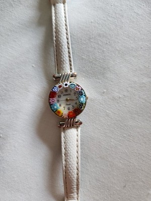 ladies Venice watch with white leather band | eBay