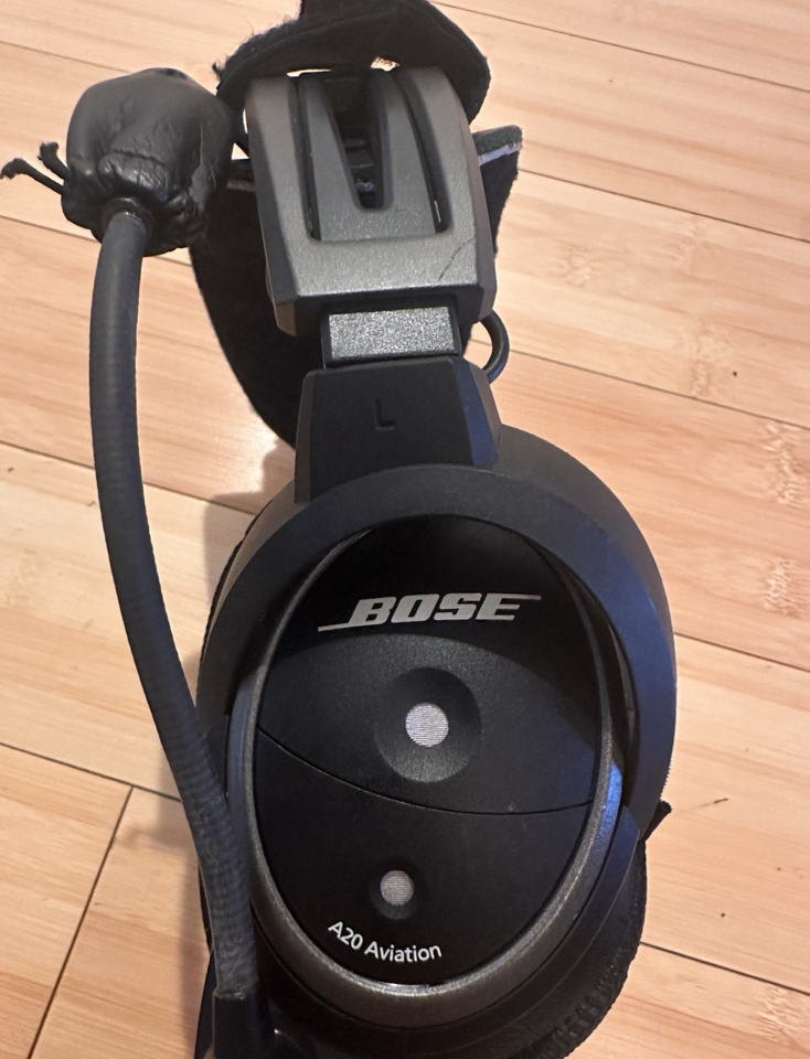 Bose A20 ANR Aviation Headset Single U174 Plug With Bluetooth ...