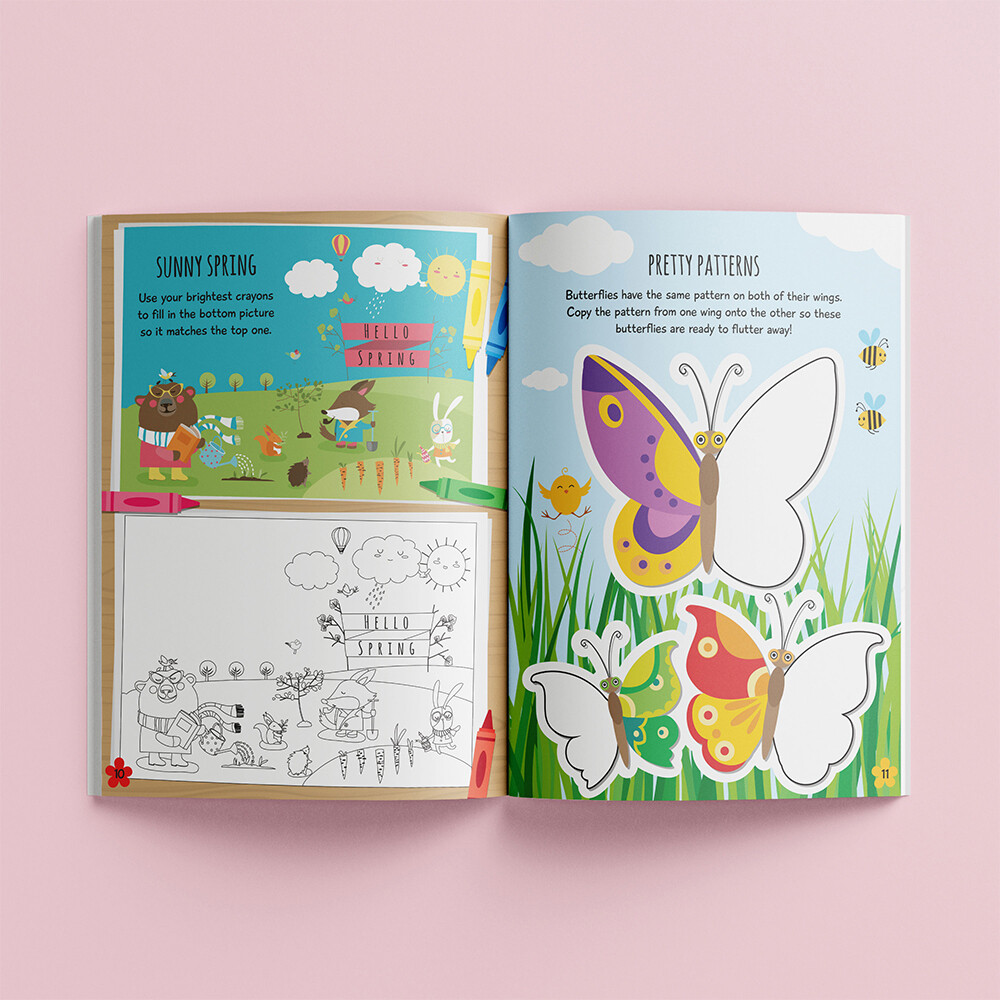 Bookoli Puffy Sticker Windows Easter Fun Sticker & Activity Book Craft ...