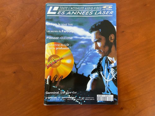 Magazine Années Laser numéro 17 Laserdisc DVD couv Schwarze Pionner CLD ...