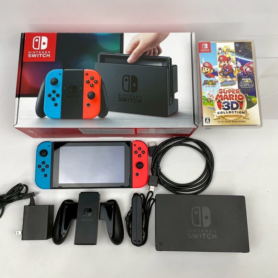 Nintendo Switch HAC-001 Console Joy-Con All Accessories Selectable 1Day ...