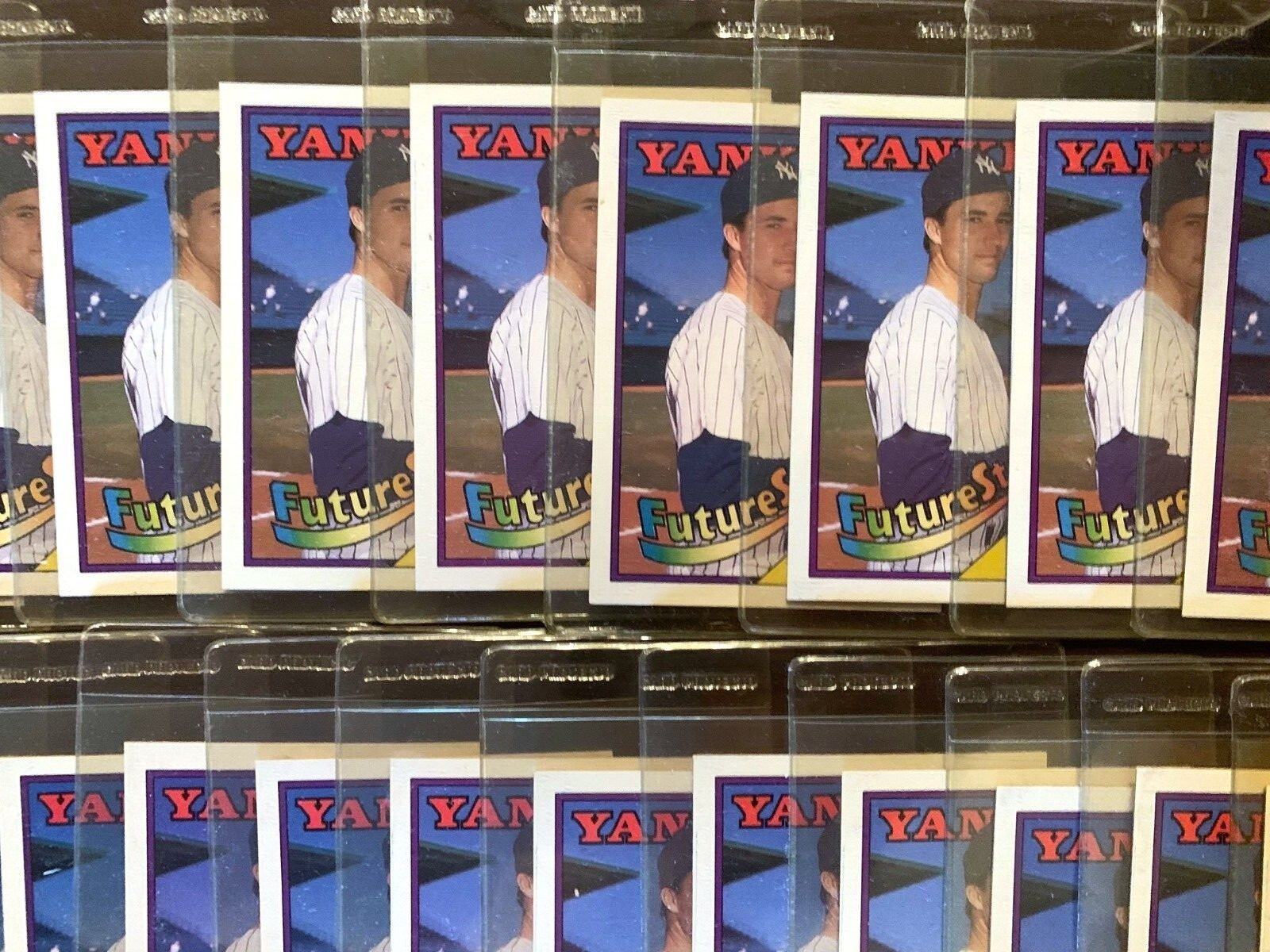 54) AL LEITER New York Yankees 1988 Topps ERROR Rookie Card LOT (Steve ...