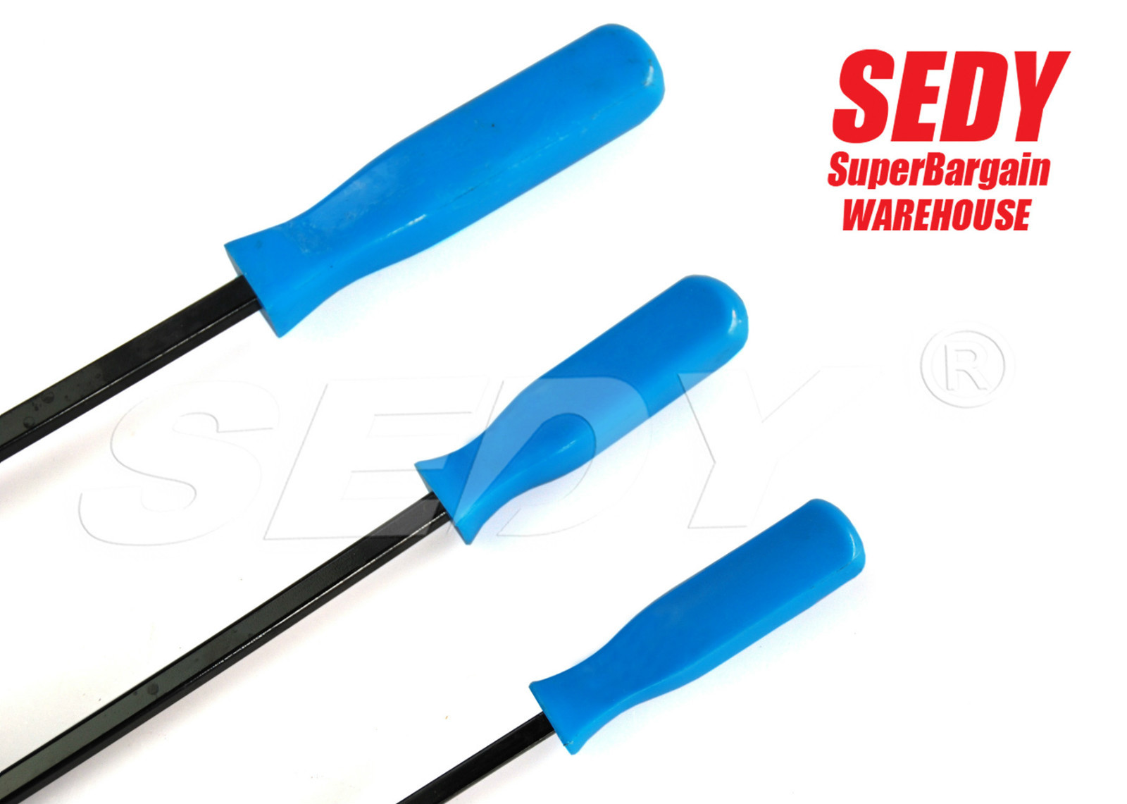 4Pc 7" 8" 12" 18" Pry Bar Set Crowbar Square Panel Auto Repair Tool ...