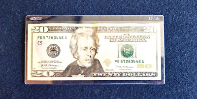 10 BCW Vinyl Semi-Rigid Regular US Currency Holders banknote dollar ...
