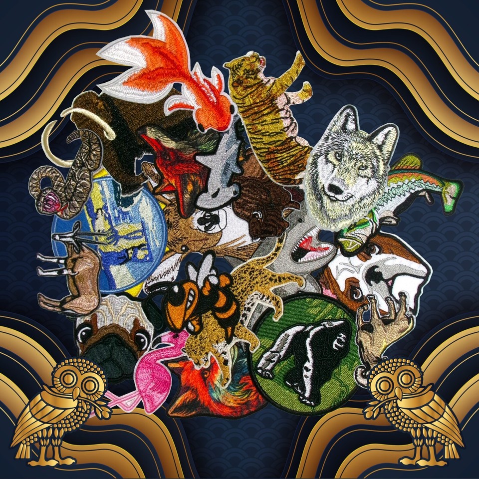 Medusa patch Dye Sublimated Iron On Patches appliques Badges Snake ...