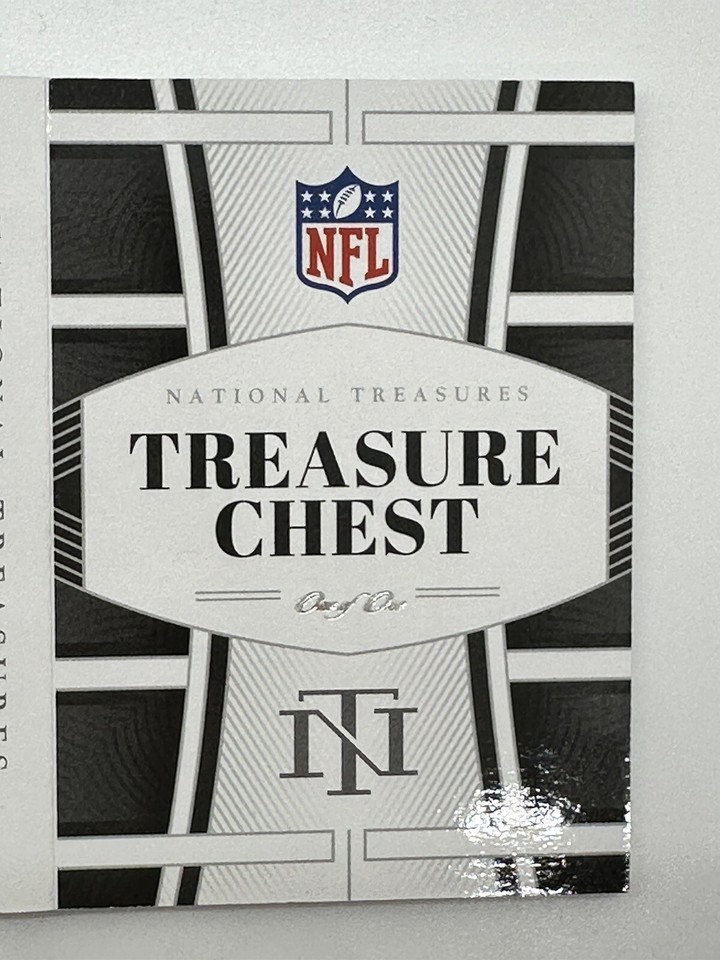 2022 National Treasures Treasure Chest 1/1 Multi QB Brady GU NFL Shield ...