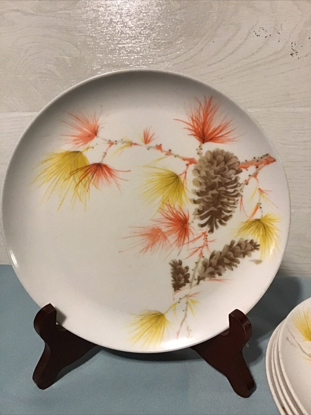 (5) Miramar Melmac Bread Plates, 7”, Pine Cone Gorgeous Colors | eBay