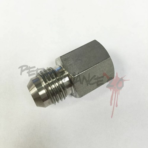 6AN MALE to M14x1.5 FEMALE INVERTED FLARE FUEL LINE 3000GT, Stealth ...