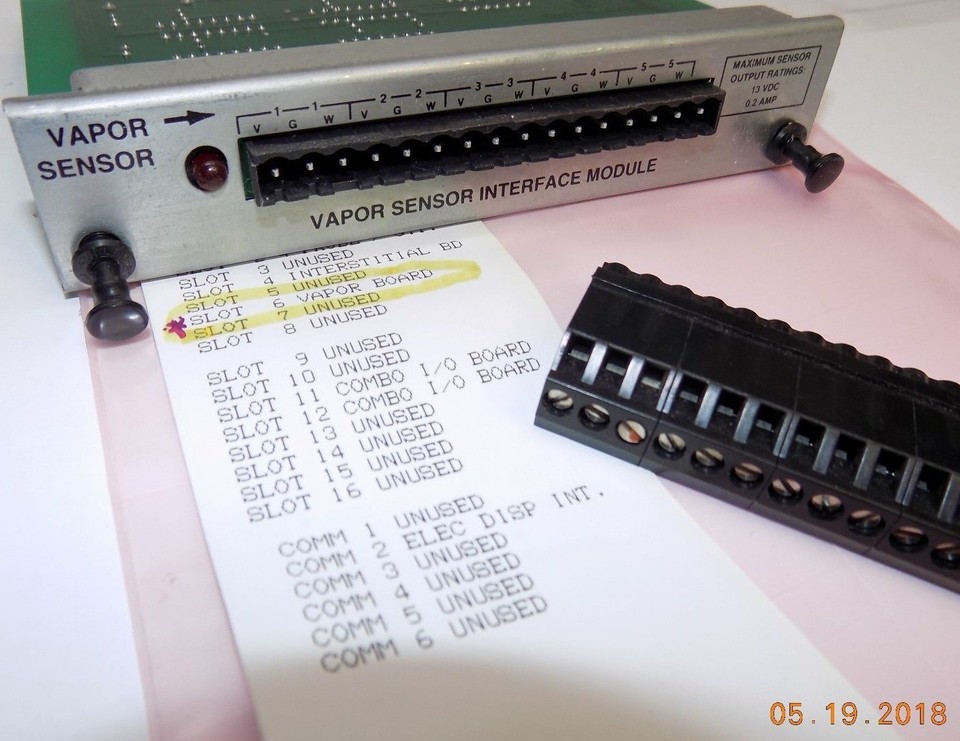 Veeder-Root TLS-350 Vapor Sensor Interface Module 329281-001 Gilbarco ...