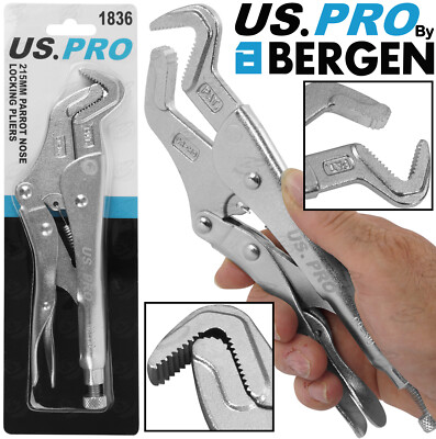 US PRO Parrot Nose Locking Pliers Parrot Mole Grips Adjustable Wrench ...