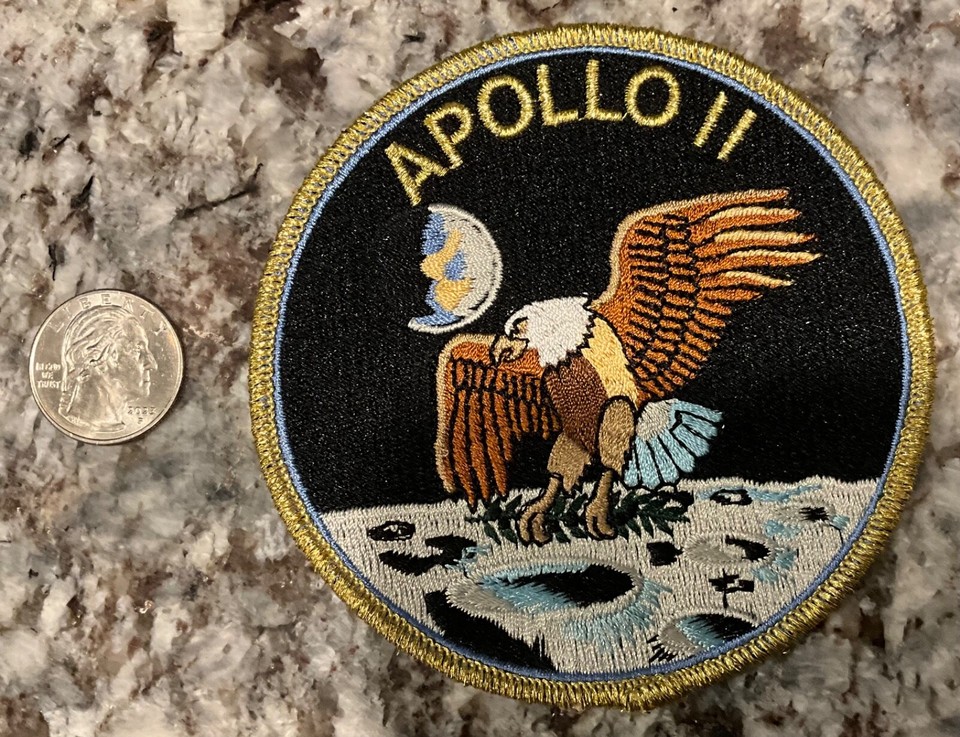 Lot of 100 Apollo 11 Patches All Brand New Crazy Close Out ...