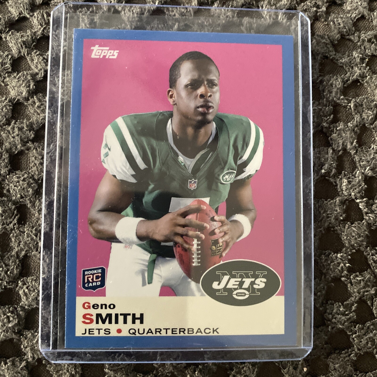 GENO SMITH 2013 TOPPS 1969 WALMART BLUE PARALLEL ROOKIE CARD RC #3 ...