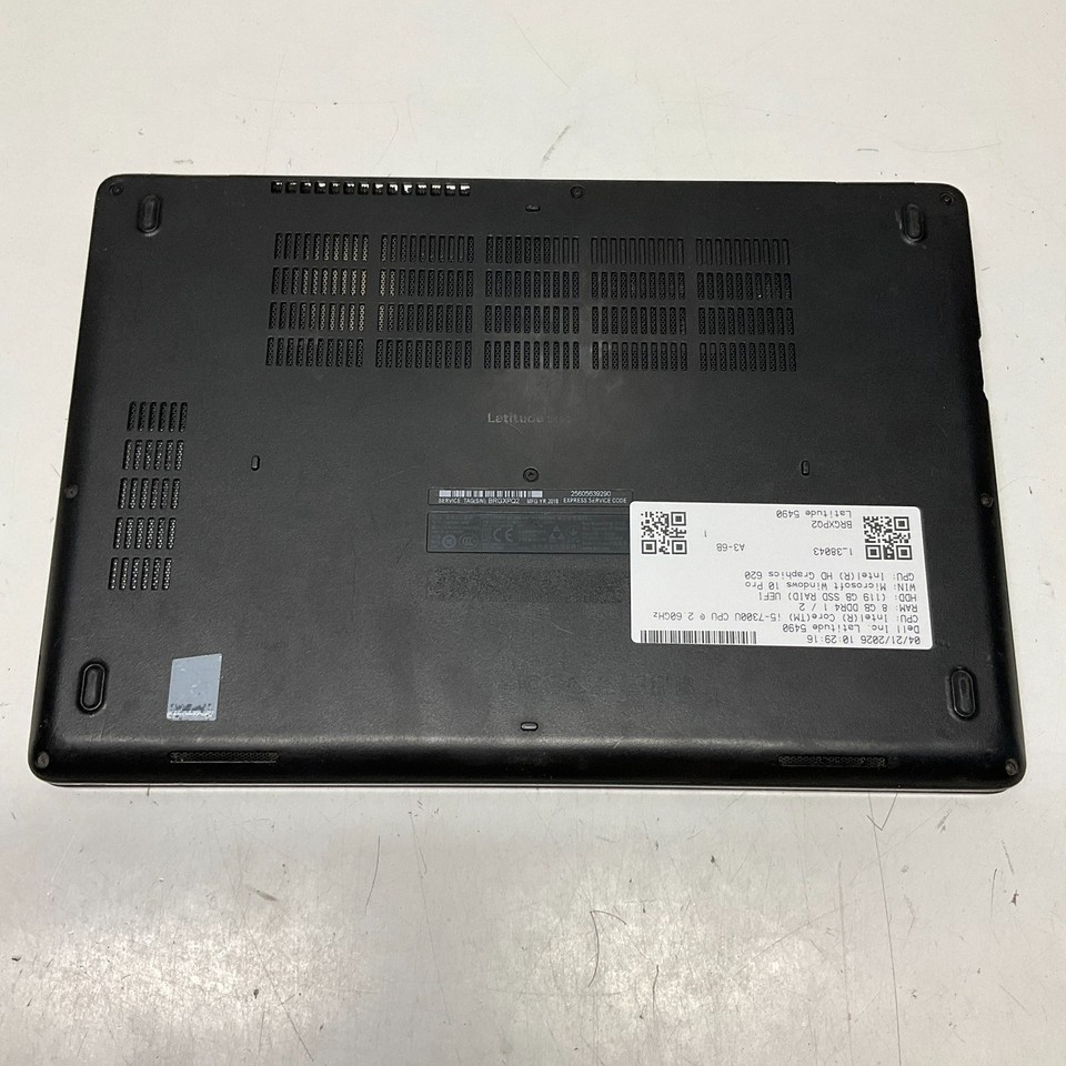 Dell Latitude 5490 Intel Core i5-7300U 2.60GHz 4GB 128GB Windows 10 Pro ...