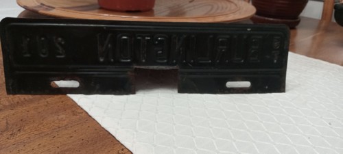 1957 Burlington NC City License Plate Topper Tag | eBay
