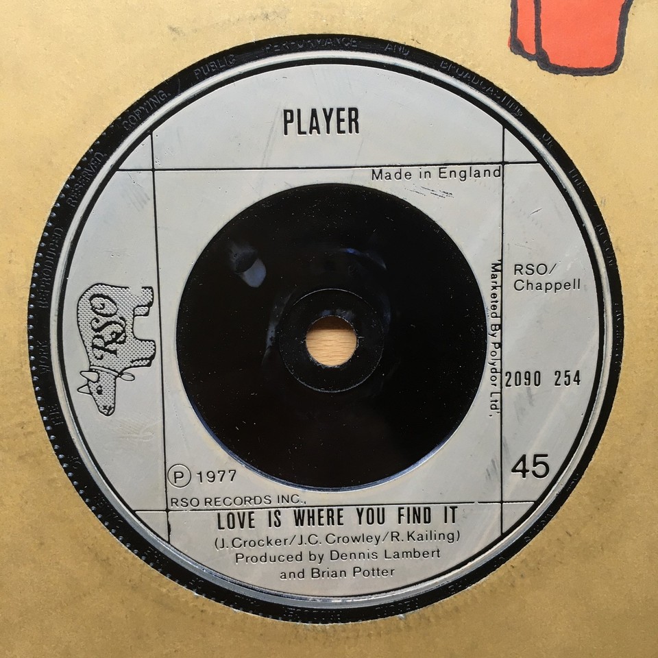 PLAYER - BABY COME BACK 7" VINYL (EX) | eBay UK