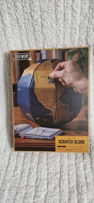 3D Globe Scratch Off World Map with Country Scratch Map World Travel ...