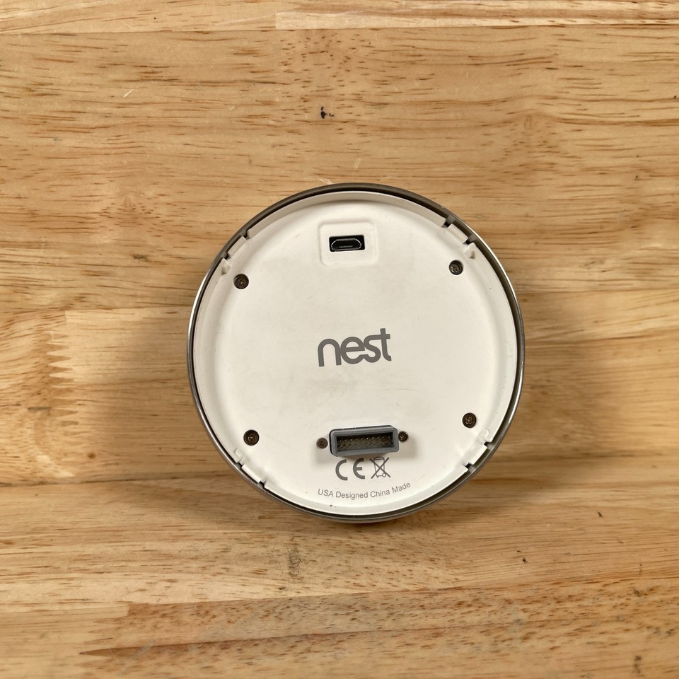 Google Nest Black & Silver 2nd Gen 24V-60HZ Programmable Learning ...